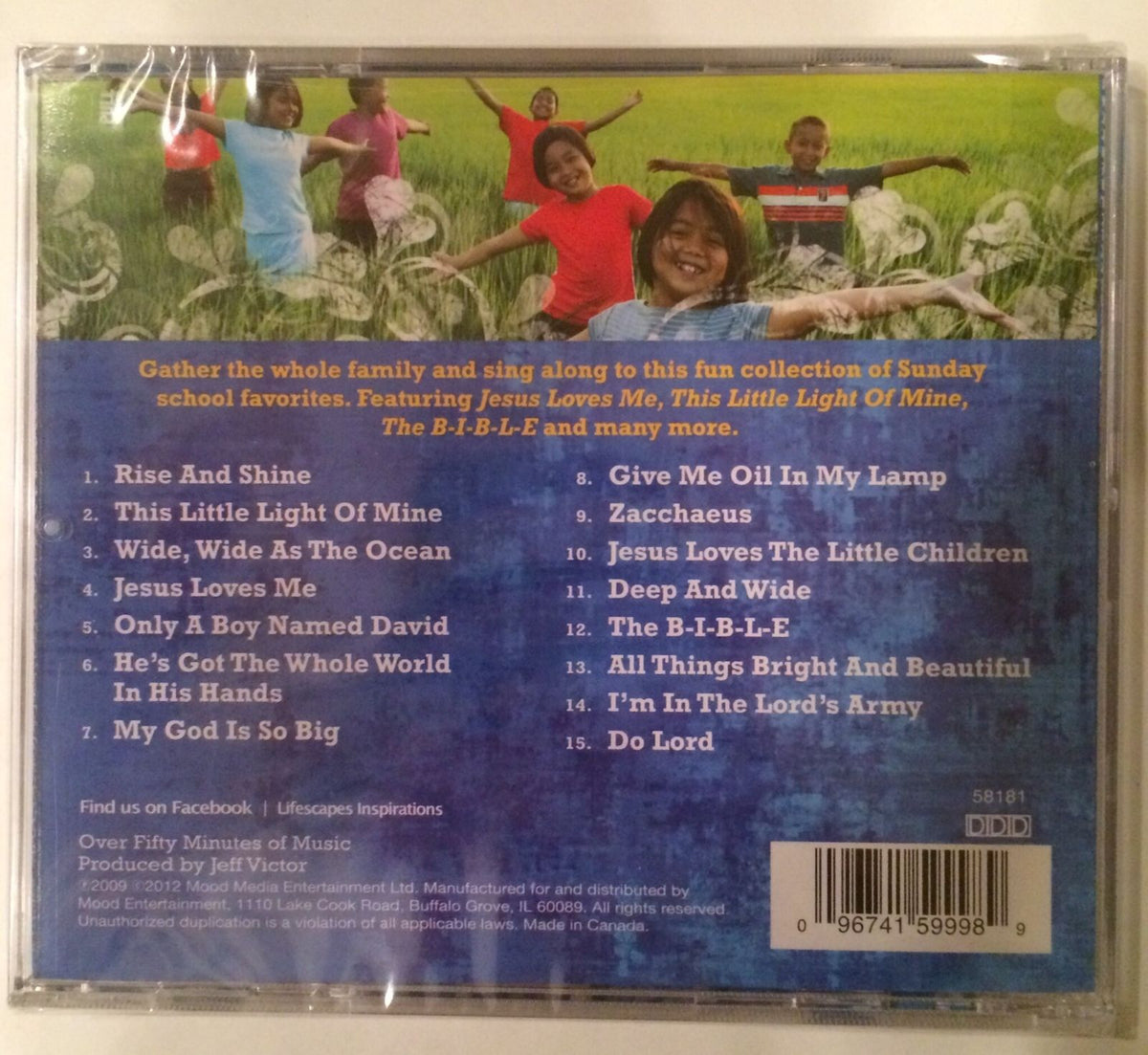 Jesus Loves Me - Sunday School Songs CD Lifescapes (2012) Brand New Se ...