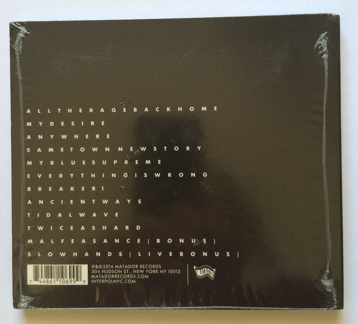 Interpol 'El Pintor' Exclusive Limited Edition Bonus Tracks CD (2014 ...
